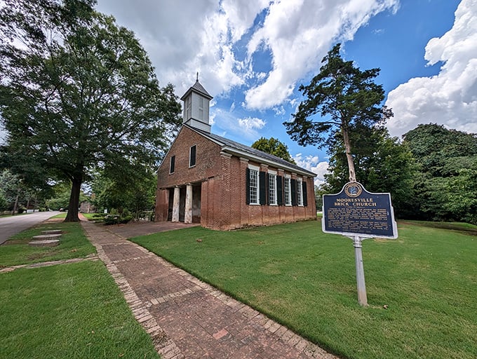 Historic courthouse square where community news travels faster than fiber optic cables ever could.