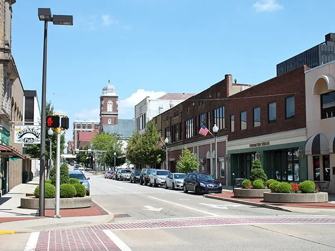 Parkersburg's downtown street scene offers small-town magic without requiring a magician to make your money stretch.