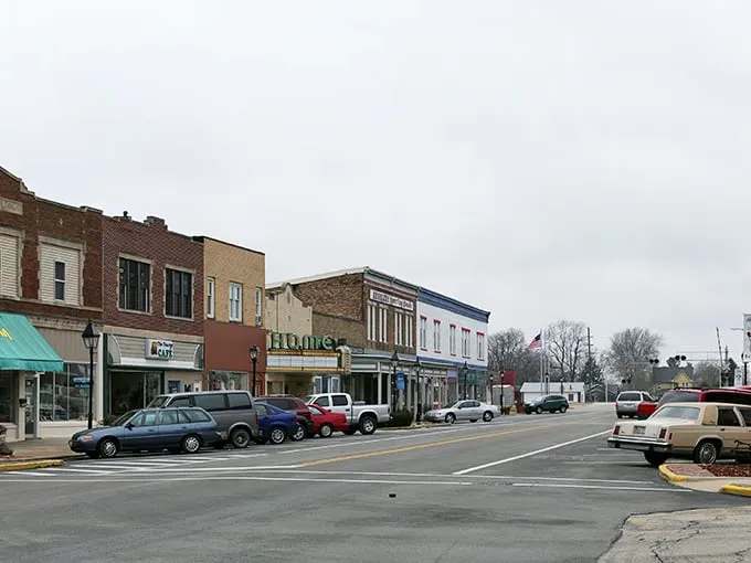 Rantoul's no-nonsense Main Street reflects its practical approach to affordability. The former train station anchors a downtown where Social Security checks go further.