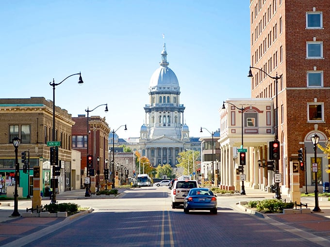 Springfield's historic architecture stands proud against the sky, much like your bank account will when you discover the affordable housing.
