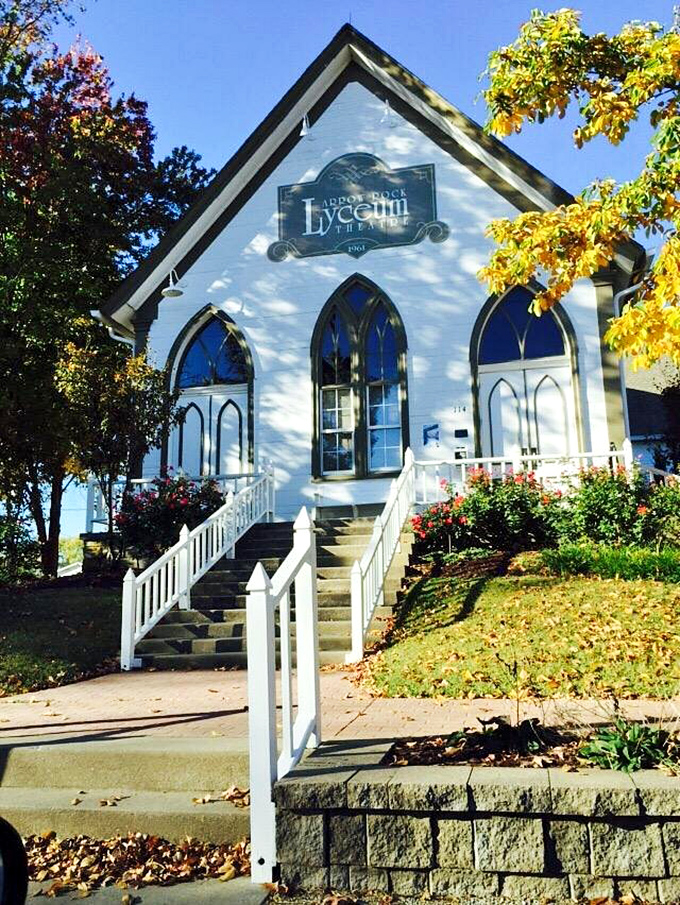 Arrow Rock's preserved 19th-century architecture isn't just for show—it's home to a community where your neighbor's door is always open.