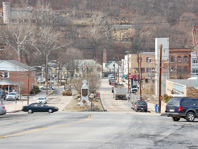 Mountain backdrop meets small-town charm in Berkeley Springs, where the buildings seem to say, "We've been expecting you."