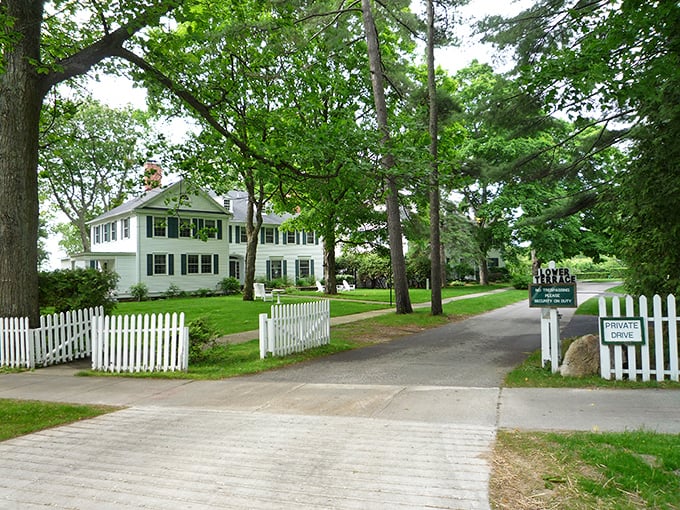 Castle Farms stands like a European royal's vacation home that somehow landed in northern Michigan. The commute to Buckingham Palace must be brutal.