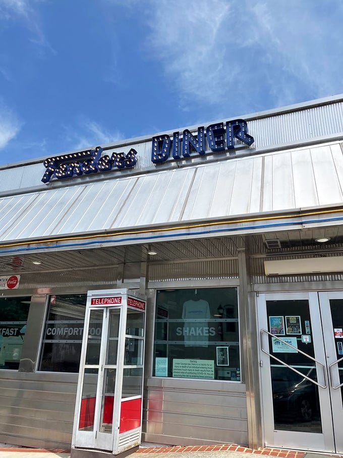 Fenders Diner: That neon sign isn't just advertising comfort food; it's broadcasting a siren call to breakfast lovers everywhere.