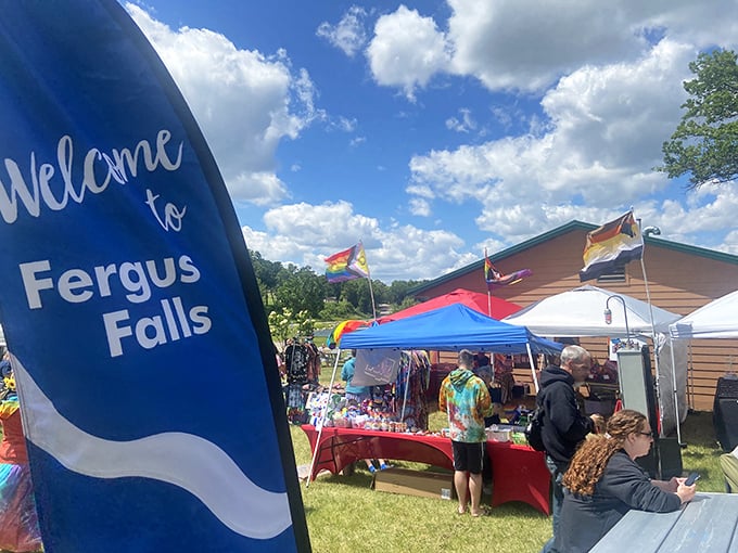 Historic architecture gives Fergus Falls its distinctive charm. That red-brick beauty has witnessed generations of budget-conscious Minnesotans.