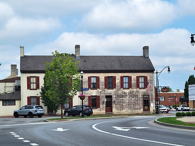 History meets hunger at Old Talbott Tavern. Those weathered stones have witnessed centuries of diners discovering what great Kentucky cooking tastes like.