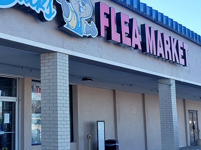 The neon sign beckons like an old friend saying "Come on in, the deals are fine!" A temple to the art of the find.