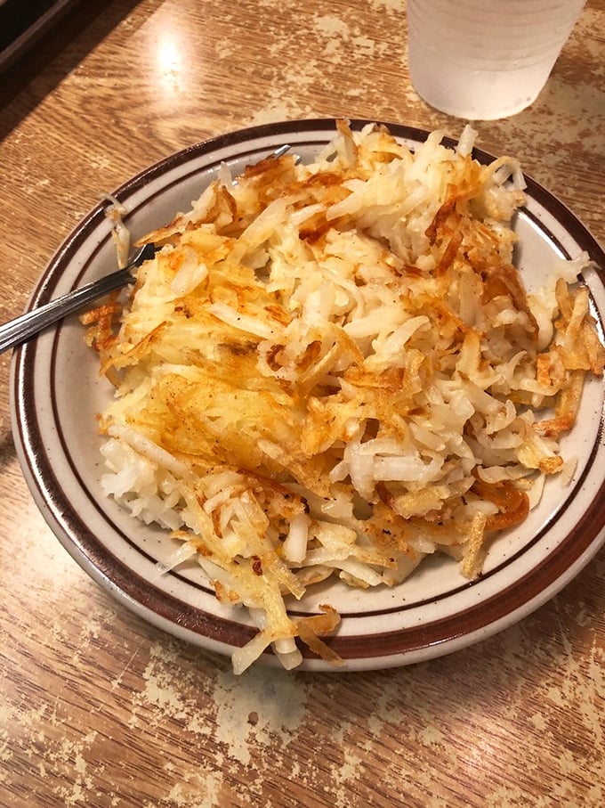 These aren't just hash browns; they're golden potato perfection that makes other breakfast sides hang their heads in shame.