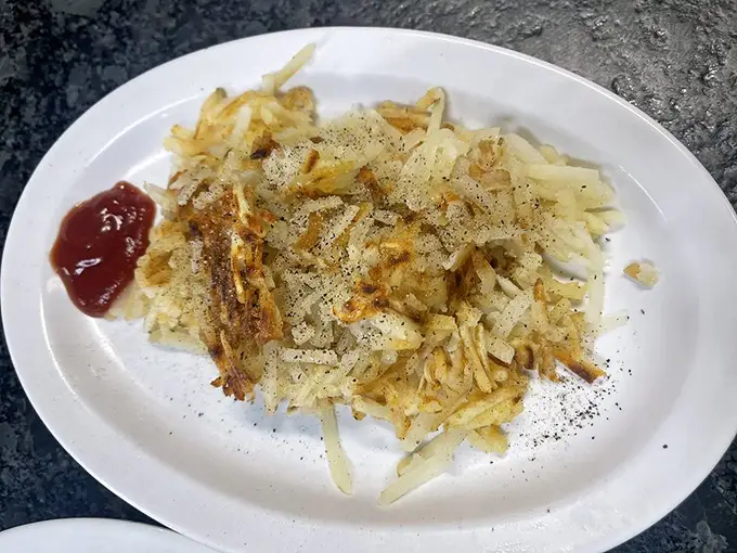 These aren't just hash browns—they're potato perfection that makes you question every other breakfast potato you've ever encountered.