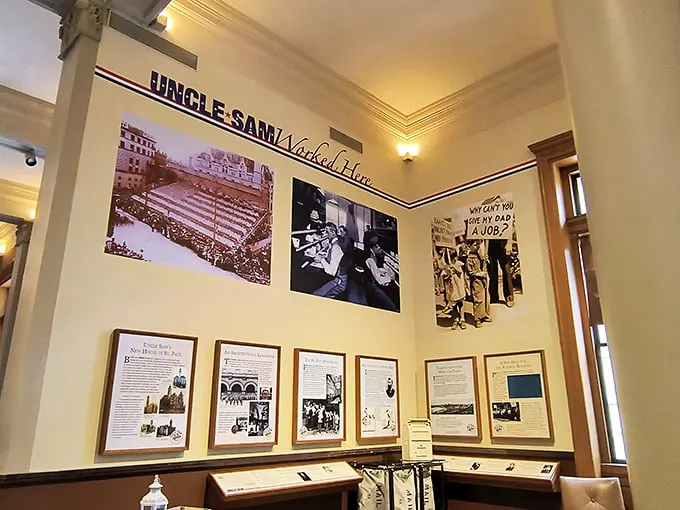History doesn't just live in books here—it jumps off the walls with exhibits that bring St. Paul's colorful past to vivid life.