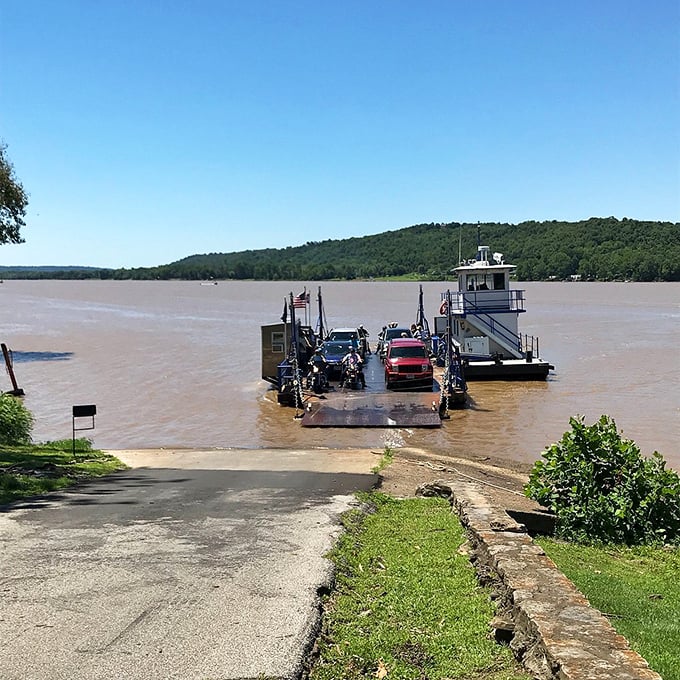 The Augusta Ferry has been carrying folks across the Ohio River since 1798—possibly the most scenic commute in all of Kentucky!