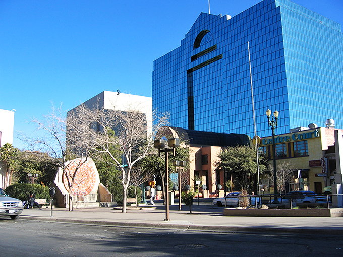 El Paso's skyline stands proud against mountain backdrops—like Texas putting its boots up on nature's coffee table. 