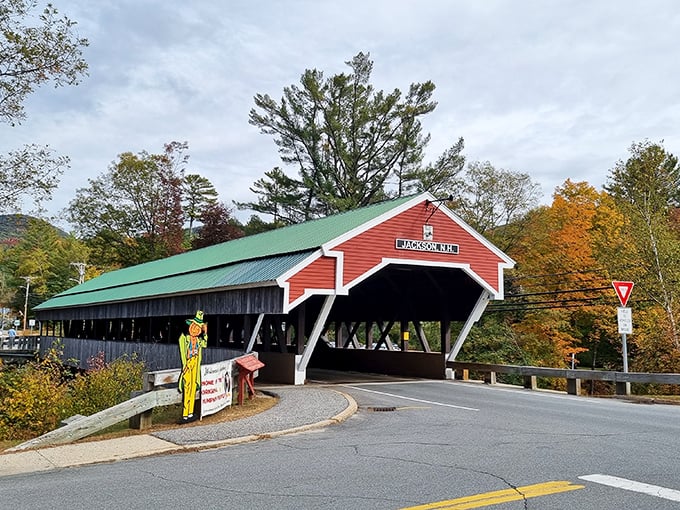 Jackson's iconic covered bridge welcomes visitors like a red carpet for your car – Honeymoon Bridge has been setting the romantic mood for generations.