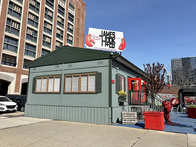 James Hook & Co.: This little green shack has survived everything Boston could throw at it – because great lobster always rises above.