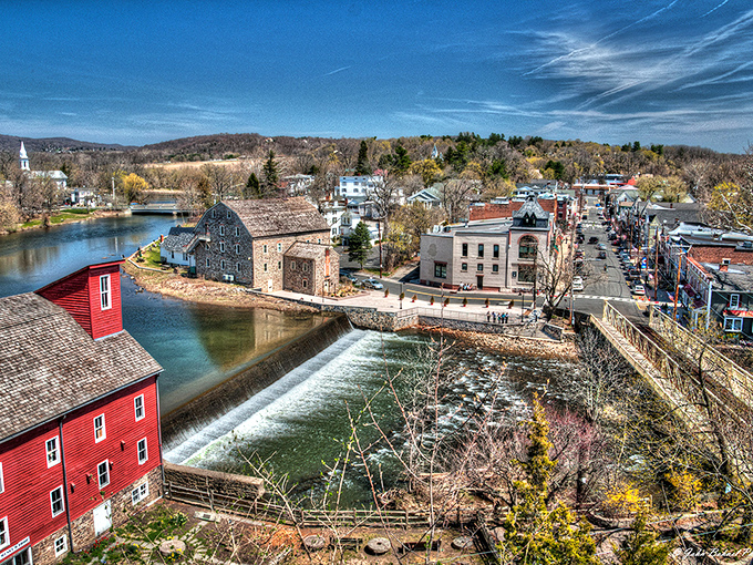 Water, history, and small-town magic. Clinton's riverside panorama looks like someone painted the ideal American village.