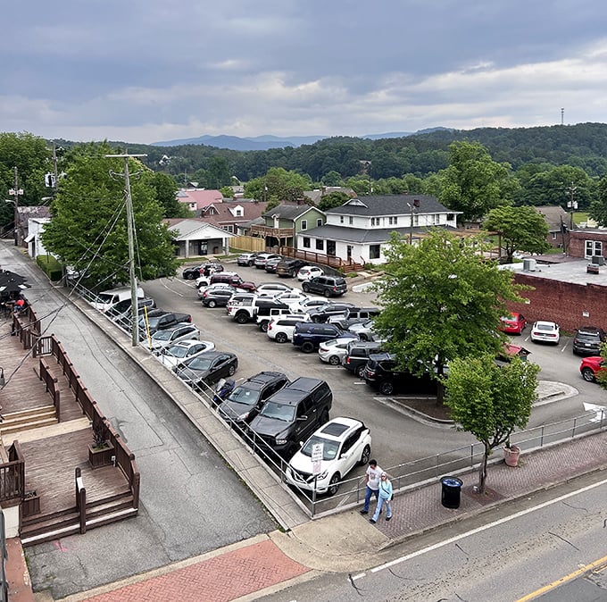 The Blue Ridge Mountains provide a perfect backdrop for Ellijay's small-town magic.
