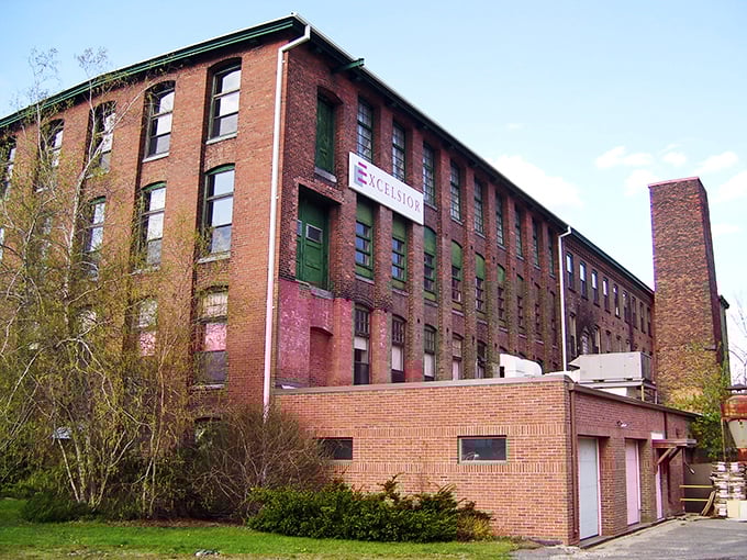 Old mill town meets modern arts haven. North Adams wears its centuries of history proudly on these brick-front facades.