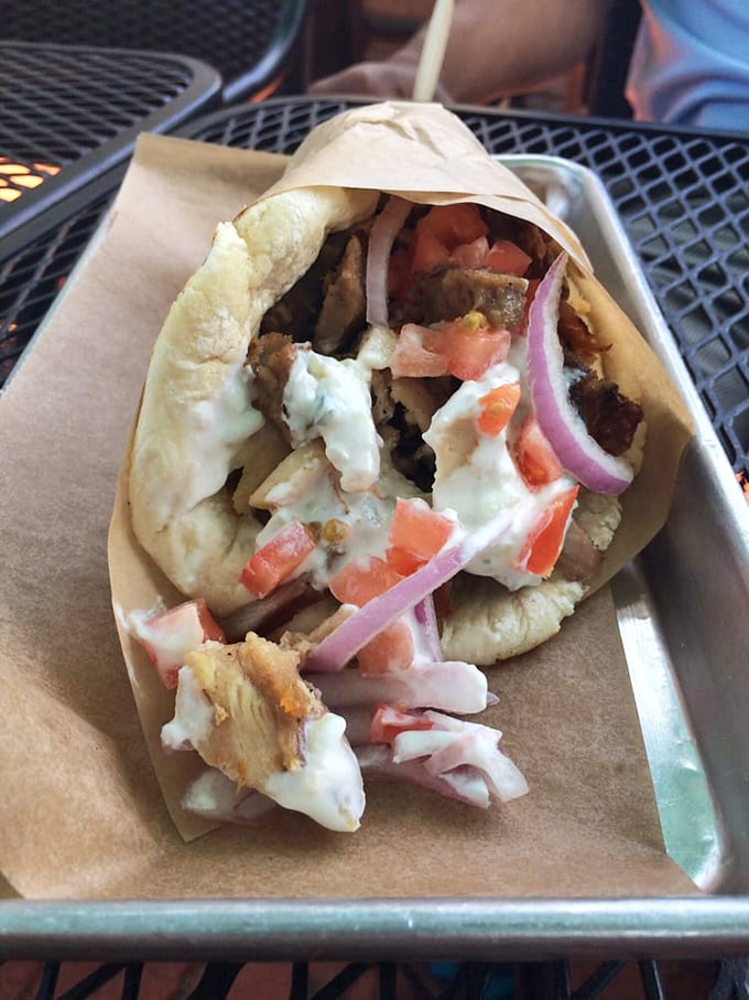 Meet "The Bobby" – the Avengers of gyros where three meats join forces. Resistance is futile, napkins are mandatory.