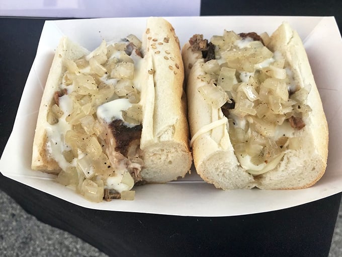 The brisket cheesesteak – where Texas meets Philly in a sandwich so logical yet revolutionary, it might just broker world peace.