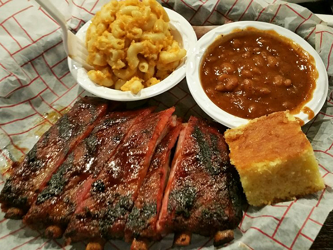 The holy trinity of barbecue bliss: pulled pork, baked beans, and Brussels sprouts – a combination that makes taste buds stand up and applaud. 