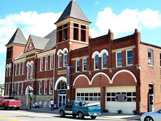 This isn't just a historic building – it's a time machine with actual doors, inviting visitors to step into Pontiac's story while maintaining reasonable visiting hours.