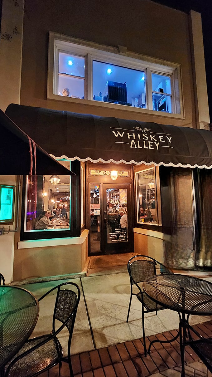 Whiskey Alley isn't just a clever name—it's where Aiken locals gather when antiquing has worked up a thirst that only barrel-aged spirits can quench.