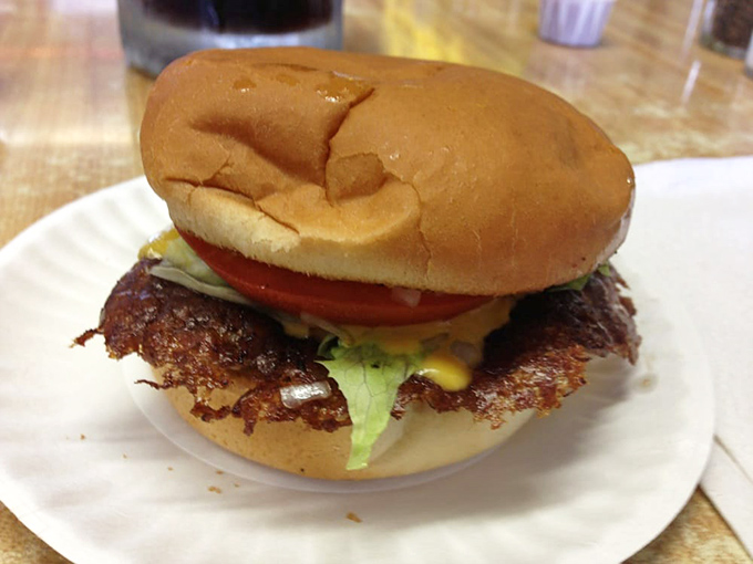 That lacy, crispy edge is the burger equivalent of finding an extra $20 in your jacket pocket—an unexpected bonus that makes your day instantly better.