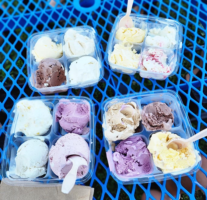 The ice cream flight—for when choosing just one flavor would be the culinary equivalent of bringing only one book on vacation.
