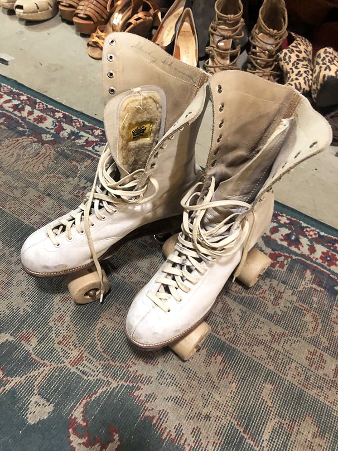 These vintage roller skates have stories to tell – of roller rinks, disco balls, and first dates that probably went hilariously wrong.