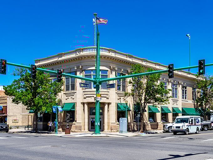 Delta's downtown might be small, but those brick buildings have weathered a century of Colorado seasons. If walls could talk!