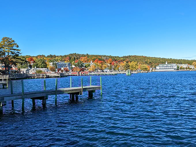 Meredith's waterfront feels like someone took all your vacation fantasies and turned them into a real place. Lake Winnipesaukee never looked better.
