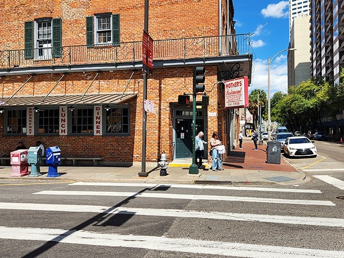 Mother's brick exterior has weathered decades of hungry visitors – all drawn by the siren call of their famous debris po'boys.