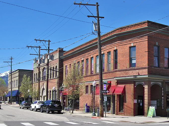 Sandpoint's charming brick buildings house local businesses where shopkeepers still remember your name and respect your retirement budget.