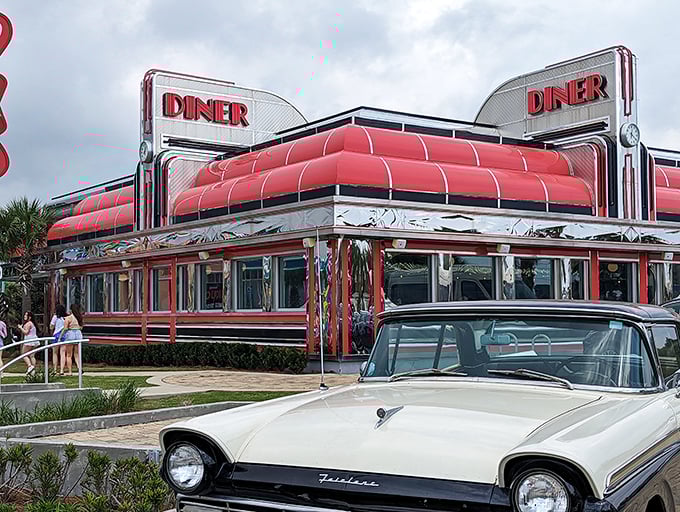 Sunliner Diner (Gulf Shores): Gleaming like a '57 Chevy in the Alabama sun, this retro beauty serves nostalgia by the plateful.
