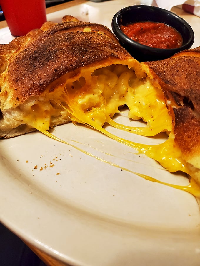 The grilled cheese sandwich that Instagram dreams are made of. That cheese pull deserves its own superhero cape and origin story.