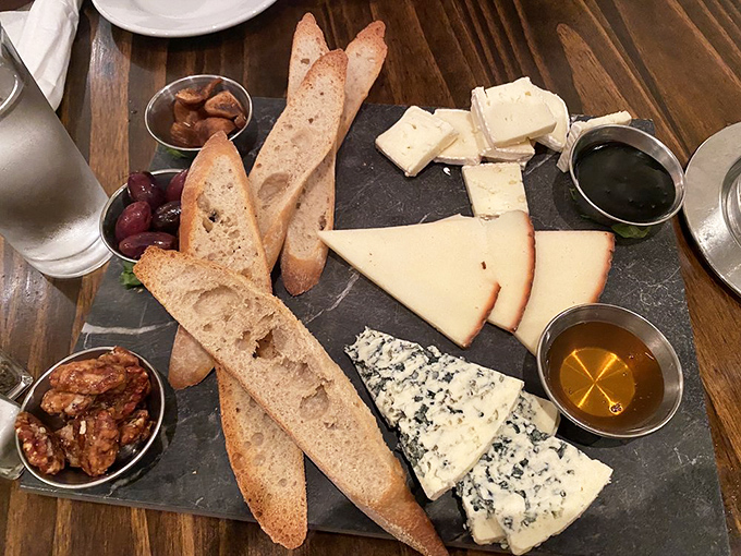 A cheese board that turns indecision into an advantage—every bite offering a different dance of flavors and textures.