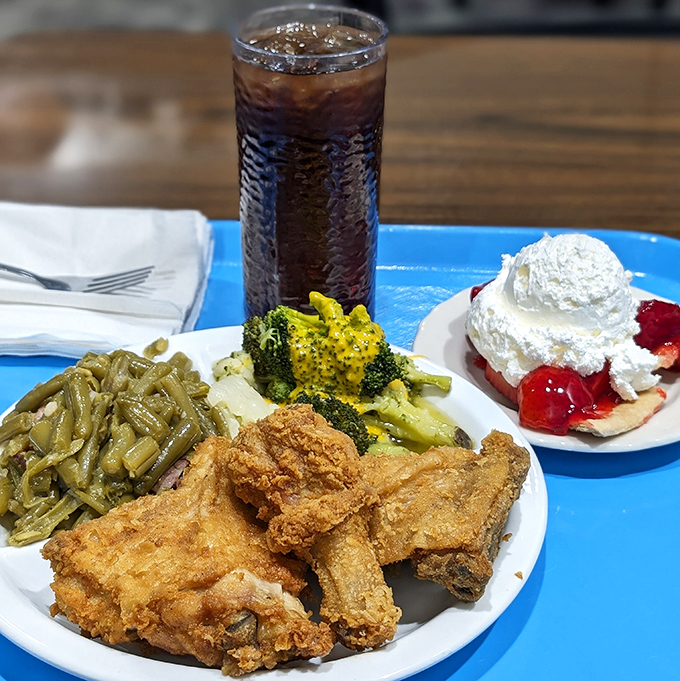 Vegetables at cafeterias were once just an obligation. Here, they're supporting actors that deserve their own standing ovation alongside that show-stealing chicken.