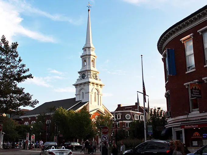 Steeples and cobblestones—a timeless New England scene. Portsmouth's historic churches offer architectural splendor that rivals European cathedrals, minus the international airfare.