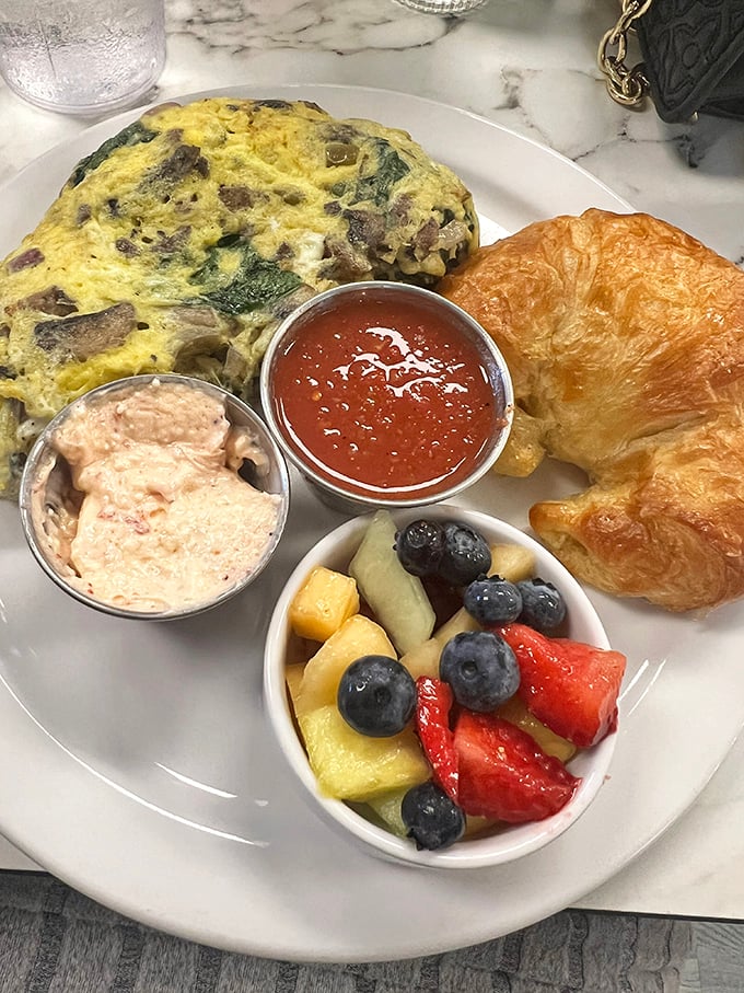 When an omelet contains this many vegetables, you can practically hear your doctor giving you a standing ovation from across town.
