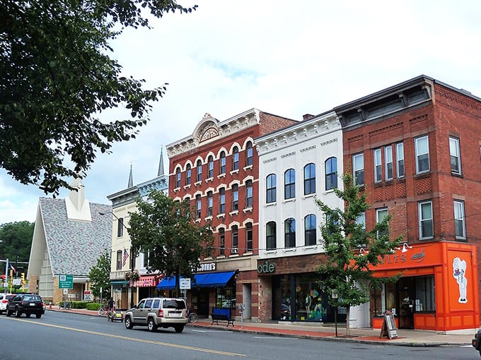 Downtown Northampton's colorful facades house independent businesses where shopkeepers still remember your name—and occasionally your reading preferences.