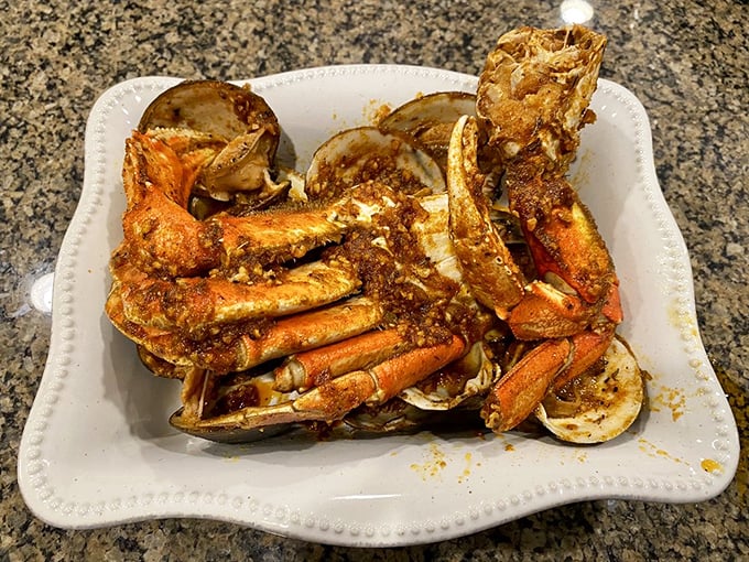 Whoever said you can't find good seafood in the desert clearly never met these golden-fried treasures—crispy outside, tender within.