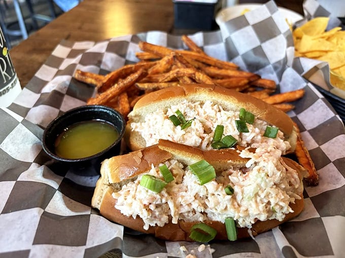 Not just a sandwich, but an edible work of art. This crab roll doesn't just satisfy hunger—it creates memories that will haunt your taste buds for weeks.