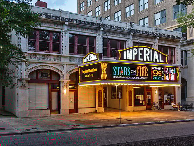 Augusta's historic theater stands as a colorful reminder of bygone days – when movies cost a nickel and popcorn came without mortgage-sized prices. 