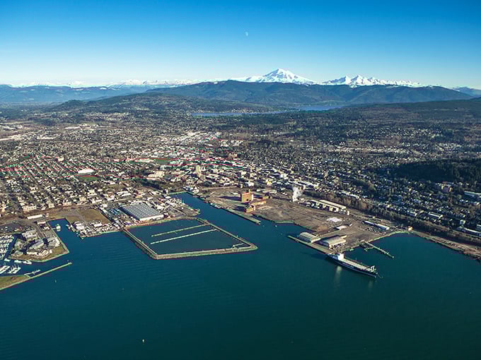 Bellingham's waterfront development balances modern amenities with breathtaking mountain backdrops—all within reach of fixed-income budgets.
