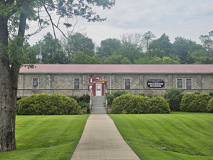 Danville's historic museum stands proudly against a perfect sky, inviting visitors to explore its storied past and present charms.