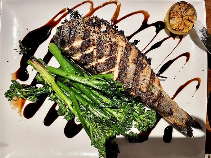 This grilled branzino with vibrant broccolini isn't just dinner—it's edible evidence that Mediterranean excellence exists in the Southwest.