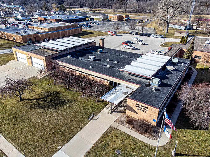 The municipal center might not win architectural awards, but it's where the community's heart beats—efficiently and without unnecessary drama.