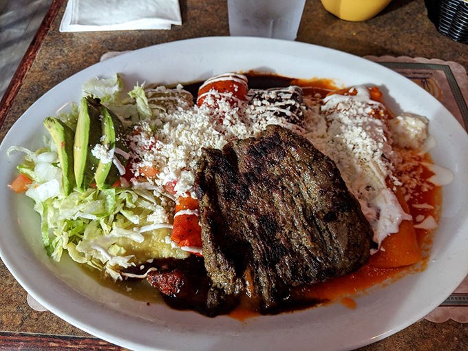 That perfect bite when beef meets sauce meets cheese – these enchiladas aren't just a meal, they're a commitment to happiness.