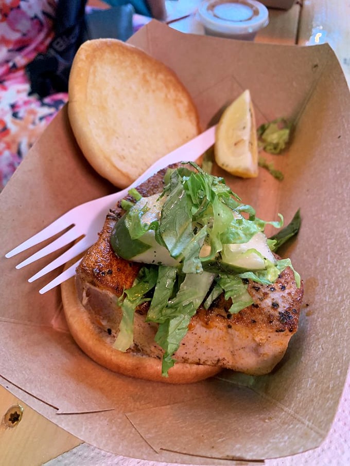 These poke tacos aren't just food—they're edible postcards from paradise. That avocado-wasabi drizzle deserves its own fan club.