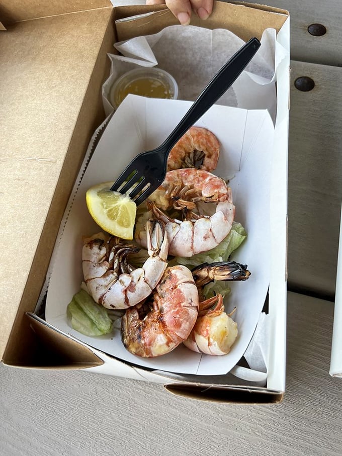 Gulf shrimp that make you question every other shrimp you've ever eaten. Plump, sweet, and needing nothing more than a squeeze of lemon.